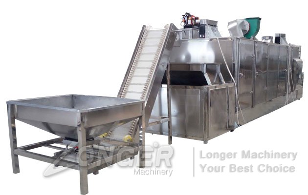 Continuous Hazelnut Roasting Machine|Industrial Roaster For Nuts
