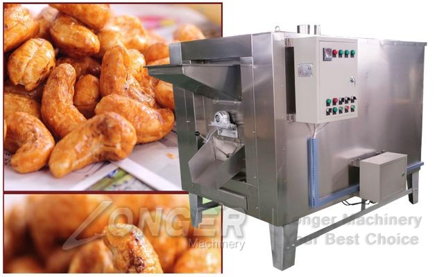 Drum Type Seeds Nuts Roaster Machine|Cashew Nuts Cocoa Beans Roasting ...