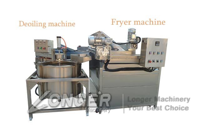 Automatic Snack Fryer Machine|Nuts Chips Namkeen Fryer Machine
