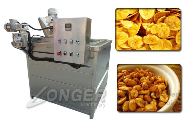 Automatic Snack Fryer Machine|Nuts Chips Namkeen Fryer Machine