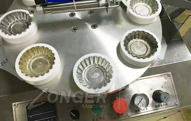 Commercial Egg Tart Shells Forming Machine 1500-1800pcs/h