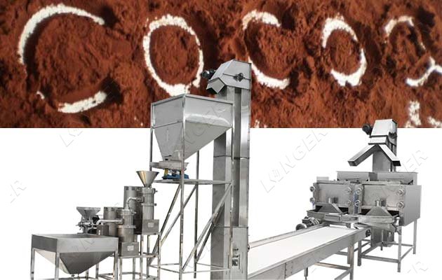 Automatic Cocoa Processing Machine Cocoa Powder Production Line