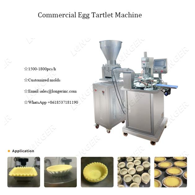 Automatic Commercial Tartlet Egg Tart Shells Press Machine